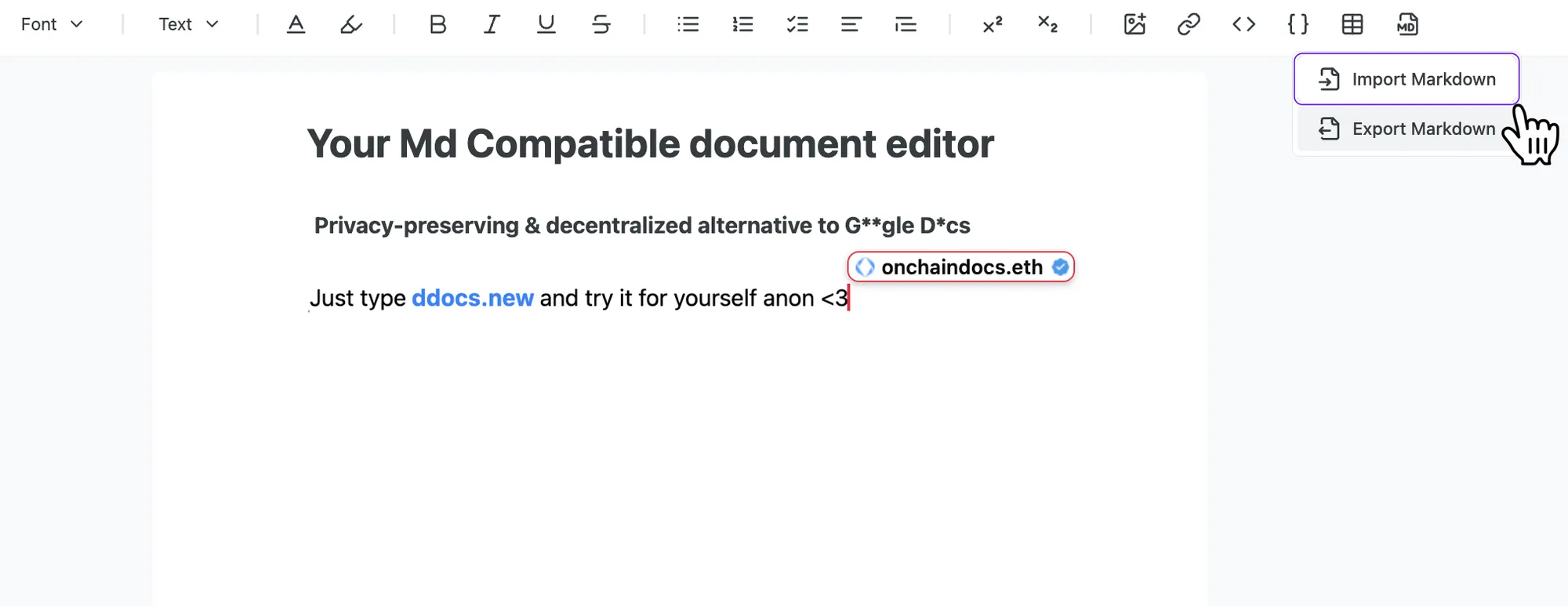 dDocs - Decentralized Alternative to Google Docs